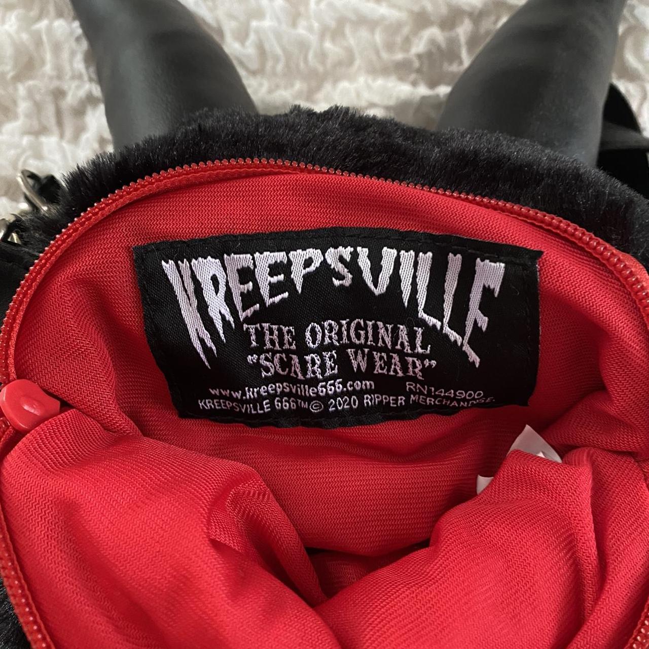 Kreepsville 666 nap honey goat head backpack. Never... - Depop