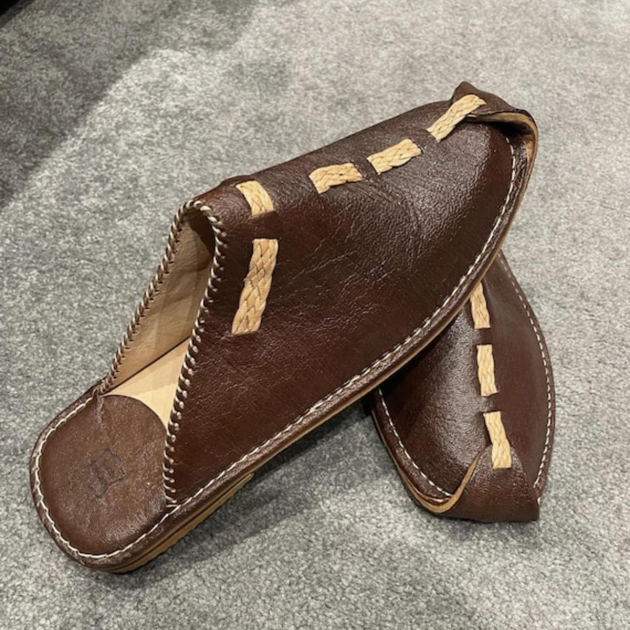 Moroccan shoes. Completely hand made in Agadir from... - Depop