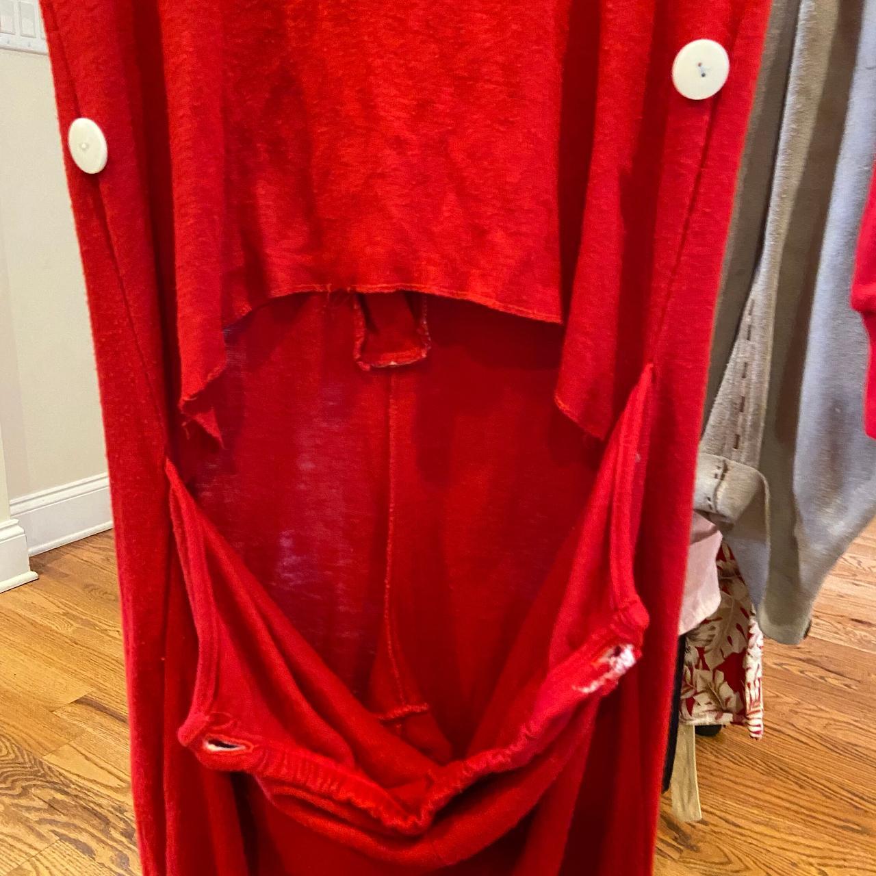 Step back in time with this vintage red onesie, a... - Depop