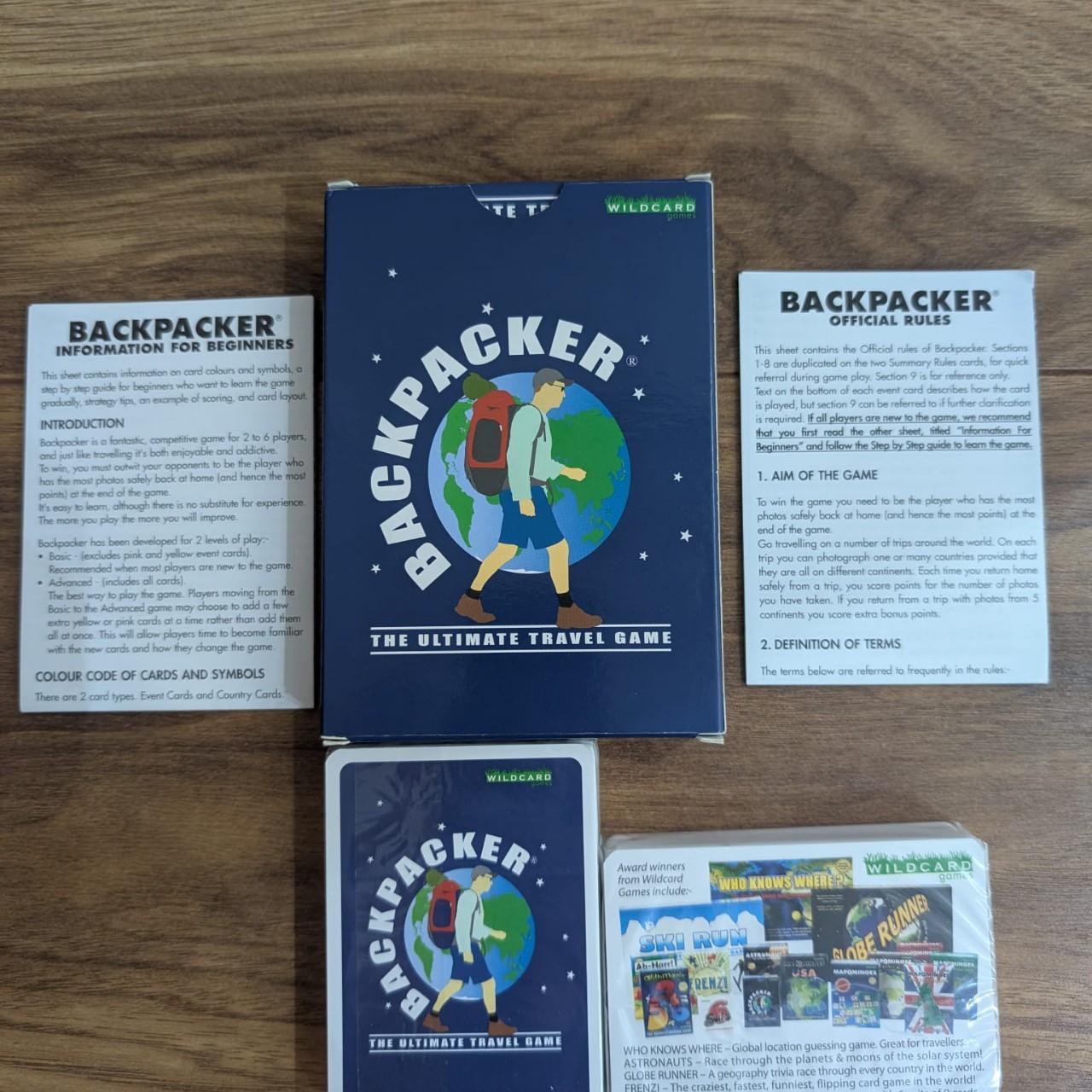 BACKPACKER The Ultimate Travel Game Fun Pocket Sized... - Depop