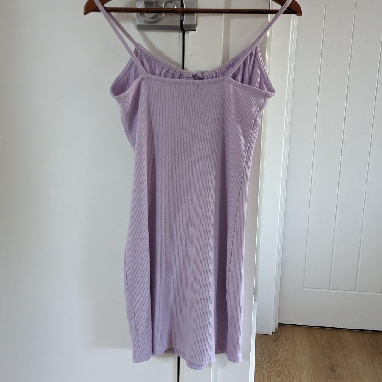 Lilac bodycon strappy cleavage dress Label: UK 12.... - Depop