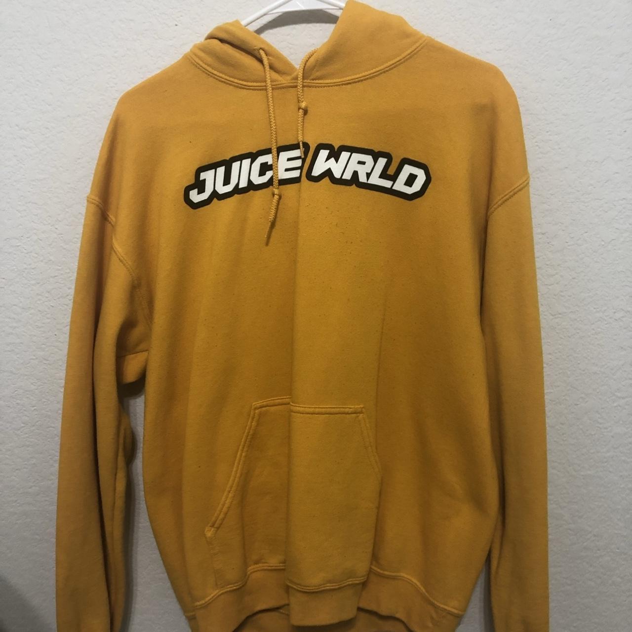 Juice Wrld Yellow hoodie in great condition. This... - Depop