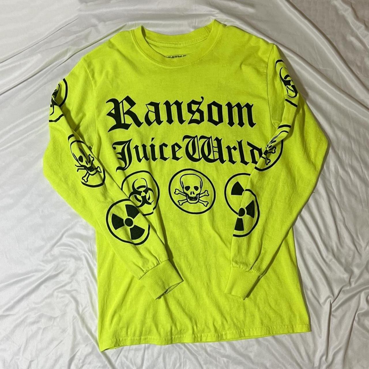 Ransom x JuiceWrld neon yellow long sleeve! 🖤 This... - Depop