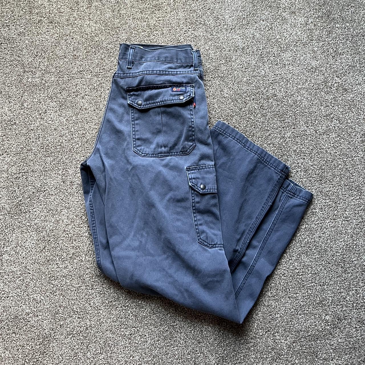 Dark blue fire resistant work pants Size 34x34 Have... - Depop