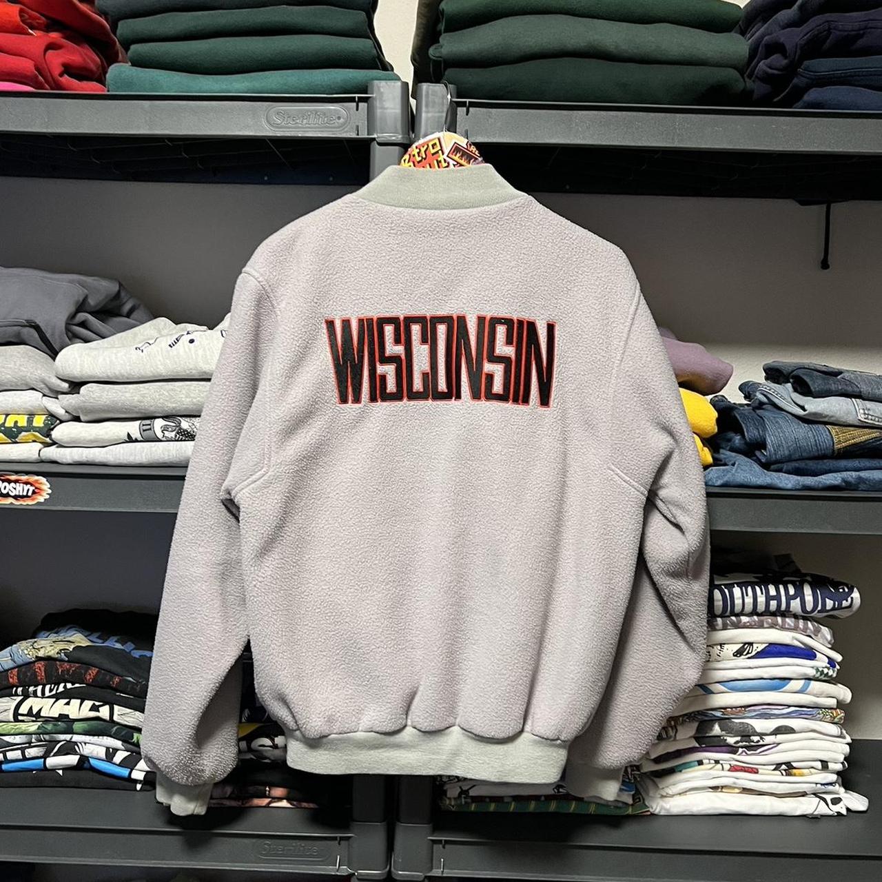 Starter Badger Wisconsin Jacket SZ M - Depop