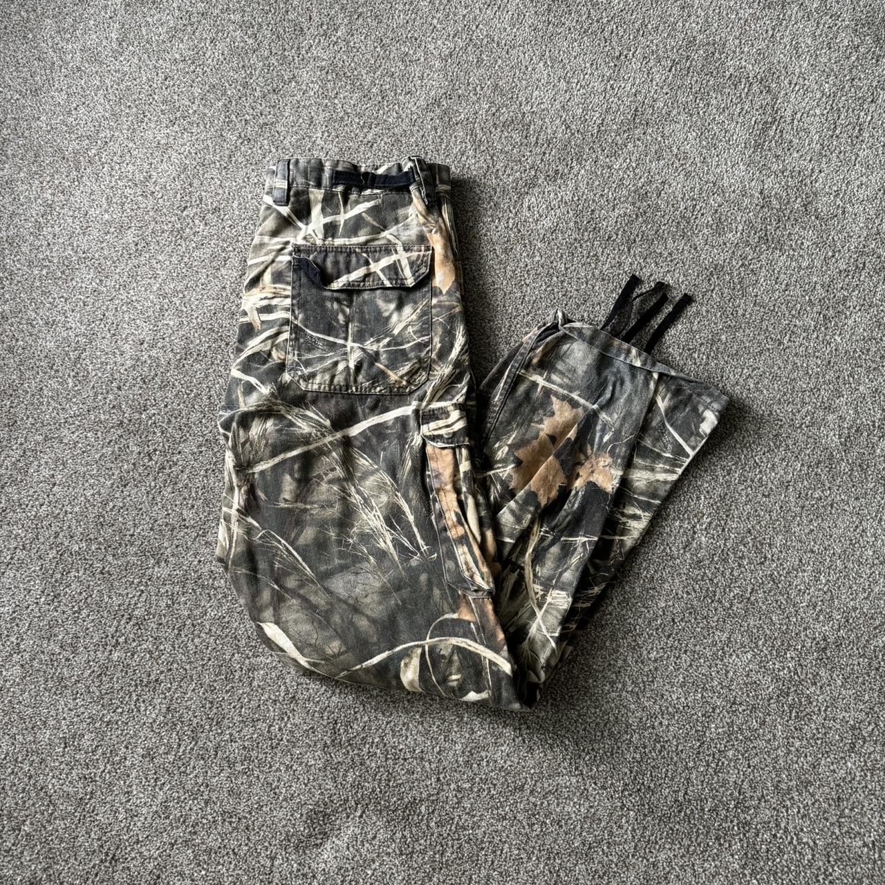 Camo walls pants Size mens medium Inseam and waist... - Depop
