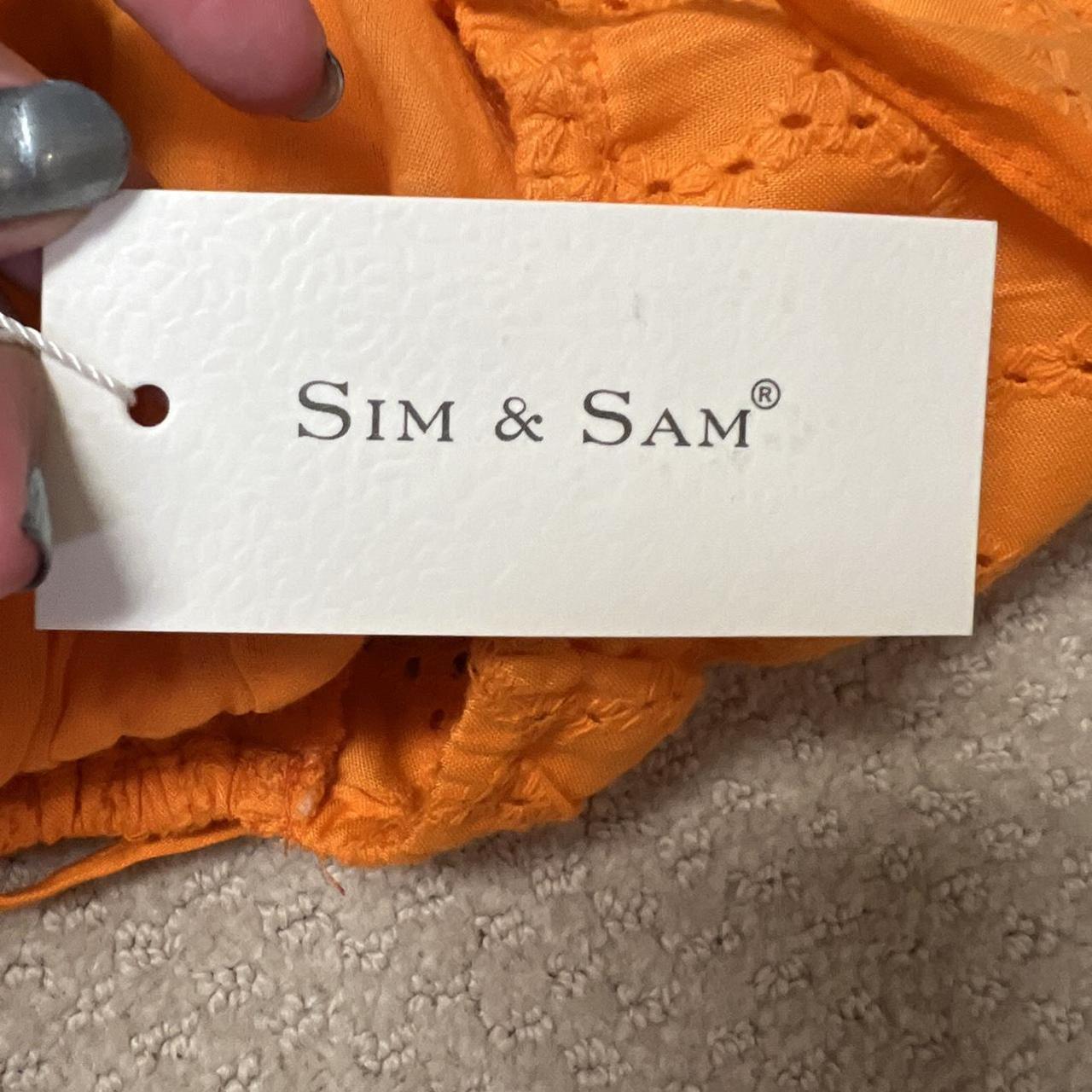 adorable sim & sam orange dress NWT!! Originally... - Depop