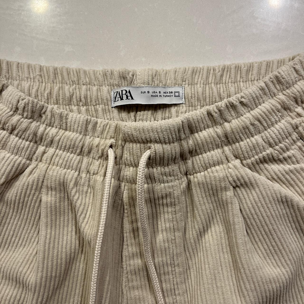 Men’s Zara Corduroy pants, Drawstring Waist Never Worn - Depop