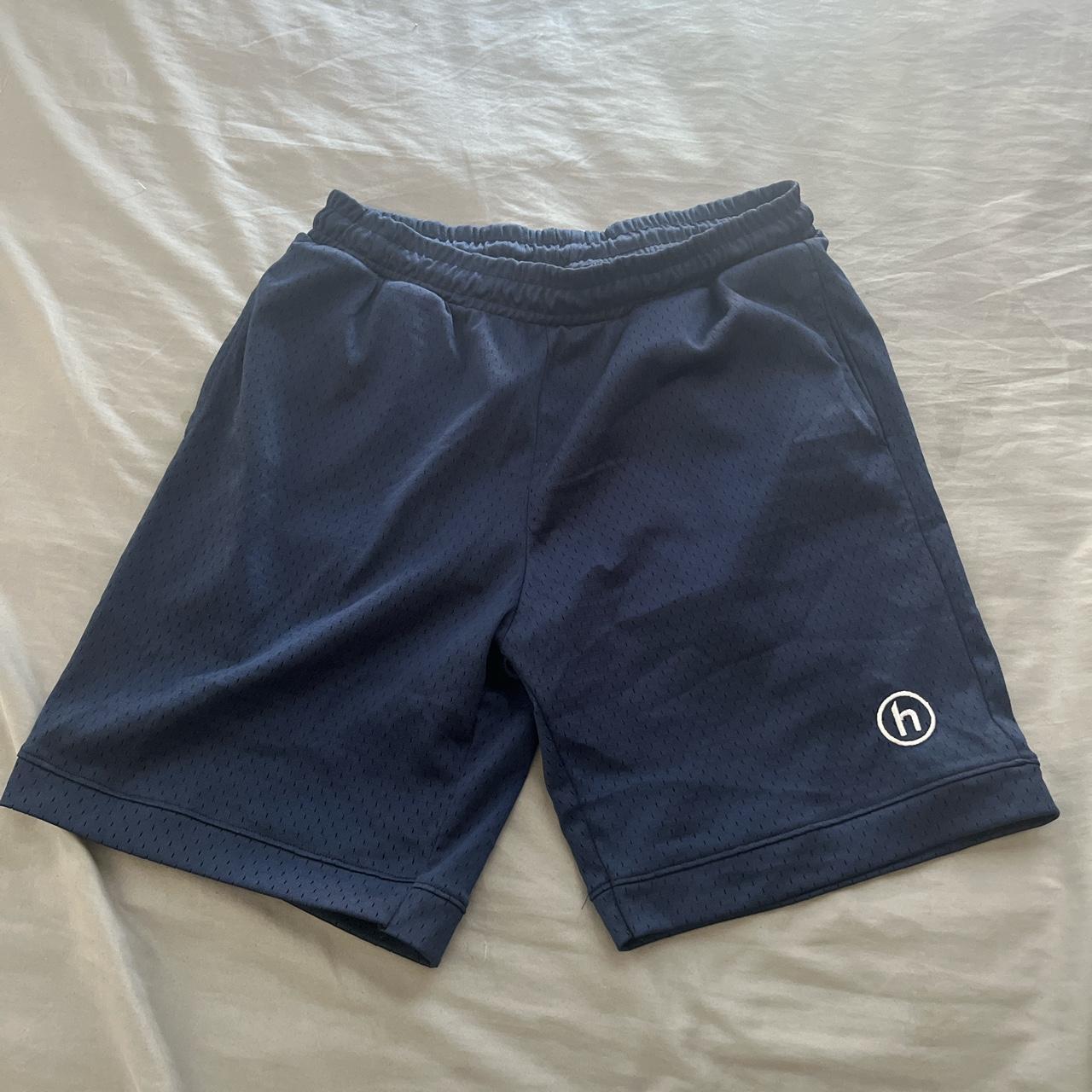 Hidden Ny Navy Mesh Shorts Size M worn like... - Depop