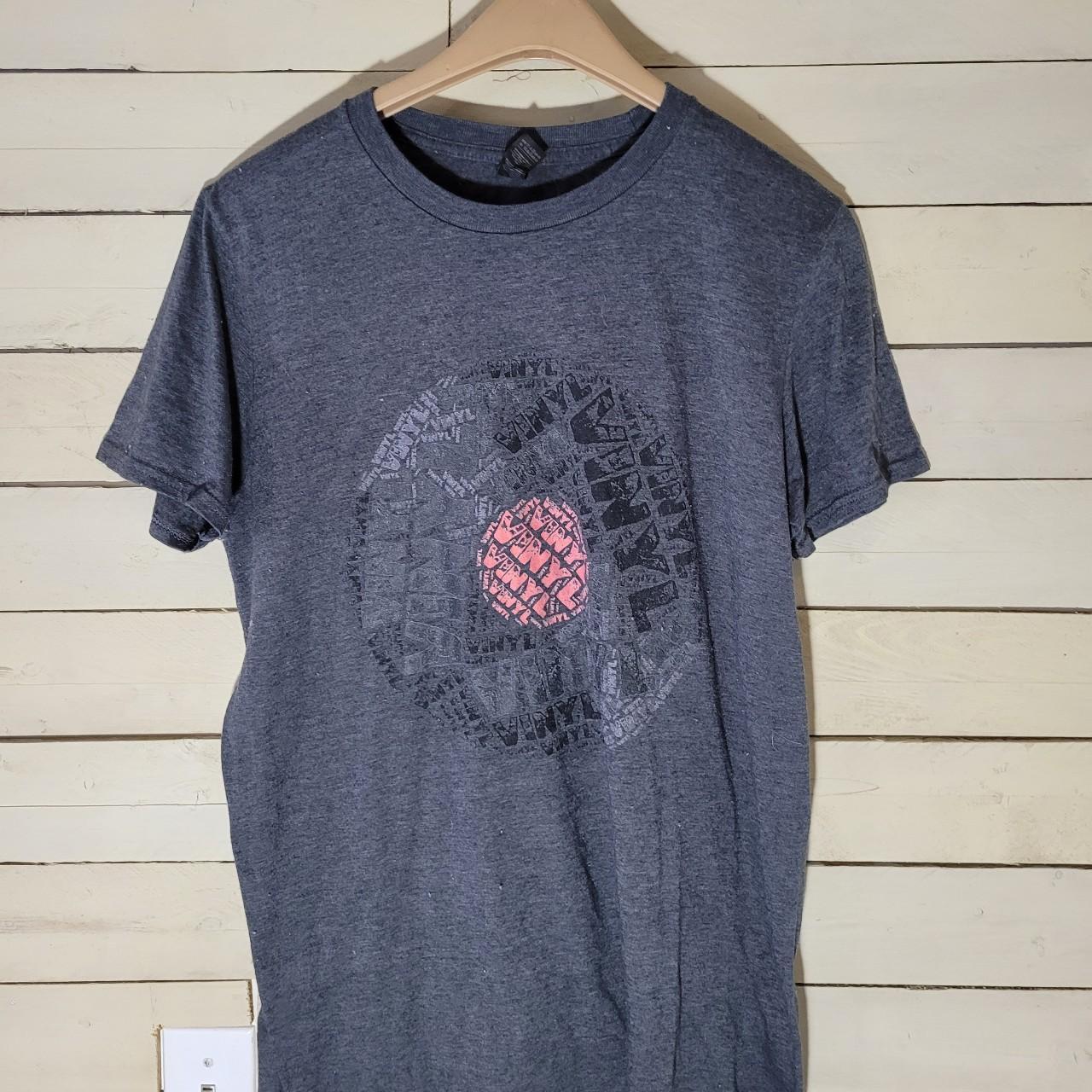 Vinyl Record T-shirt. Unisex Size M. - Depop