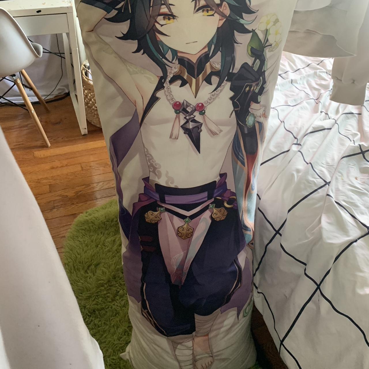 Genshin Impact xiao body pillow cover, pillow not... | Depop