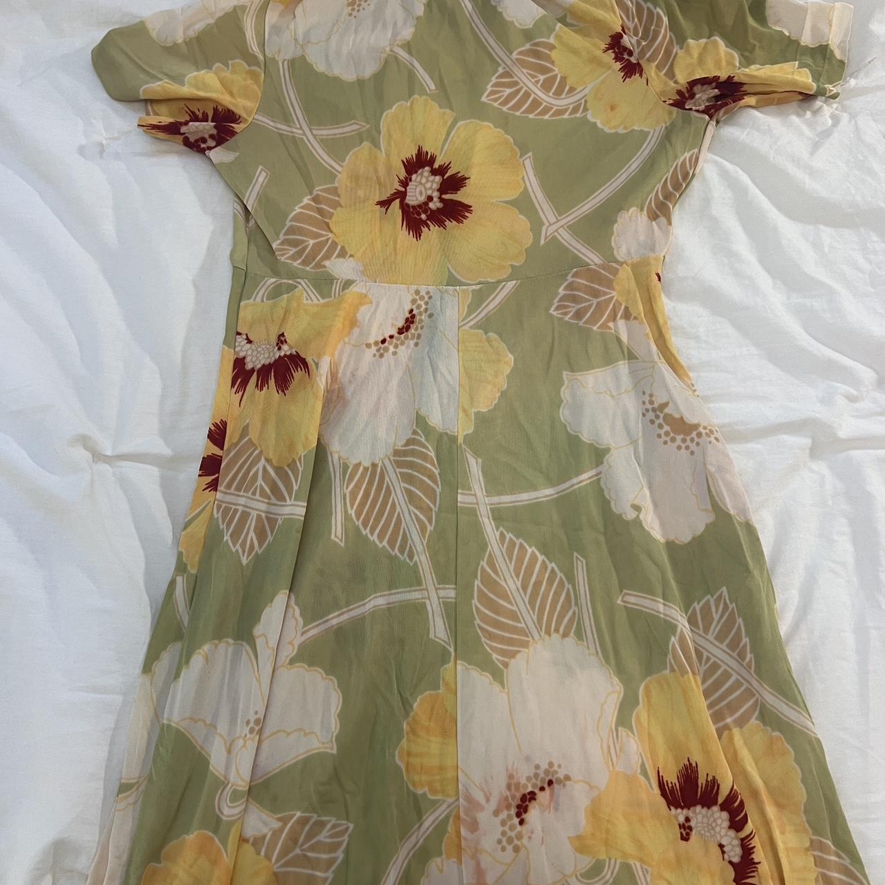 1970s long multi colored zip up sundress - Depop