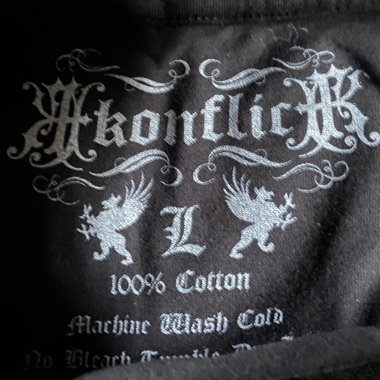 Konflict gold and black medusa snake T-shirt #y2k - Depop