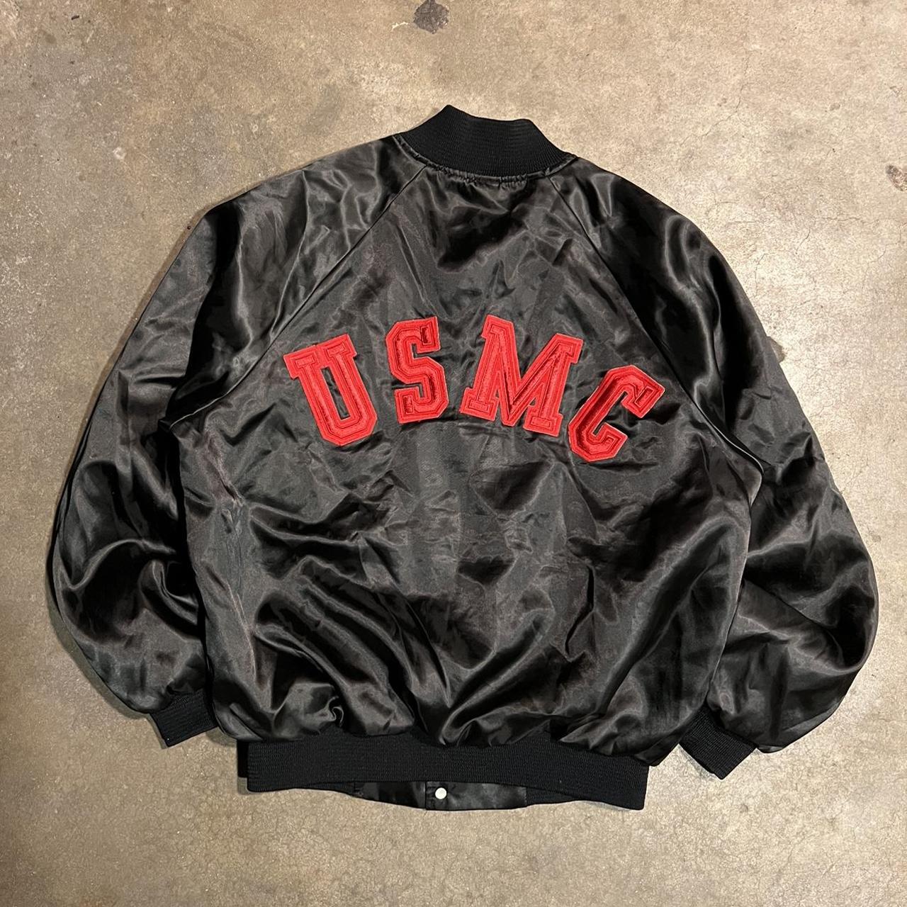 American Vintage Men's Black and Red Jacket | Depop