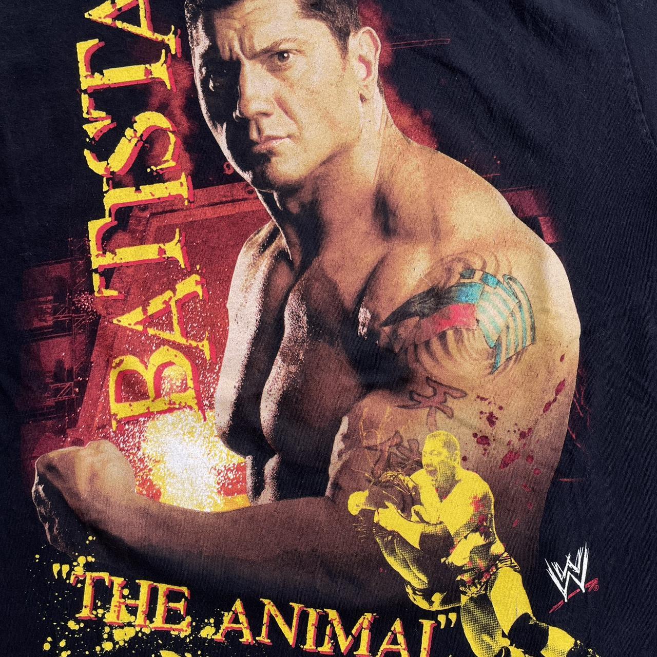 Vintage Batista “The Animal” T Shirt Vintage WWE... - Depop