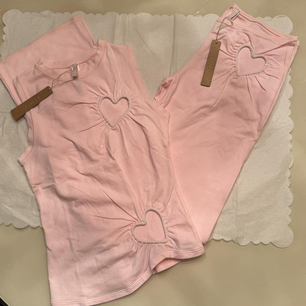SKIMS CHERRY BLOSSOM HEART BUNDLE 2-PIECE SET BRAND... | Depop