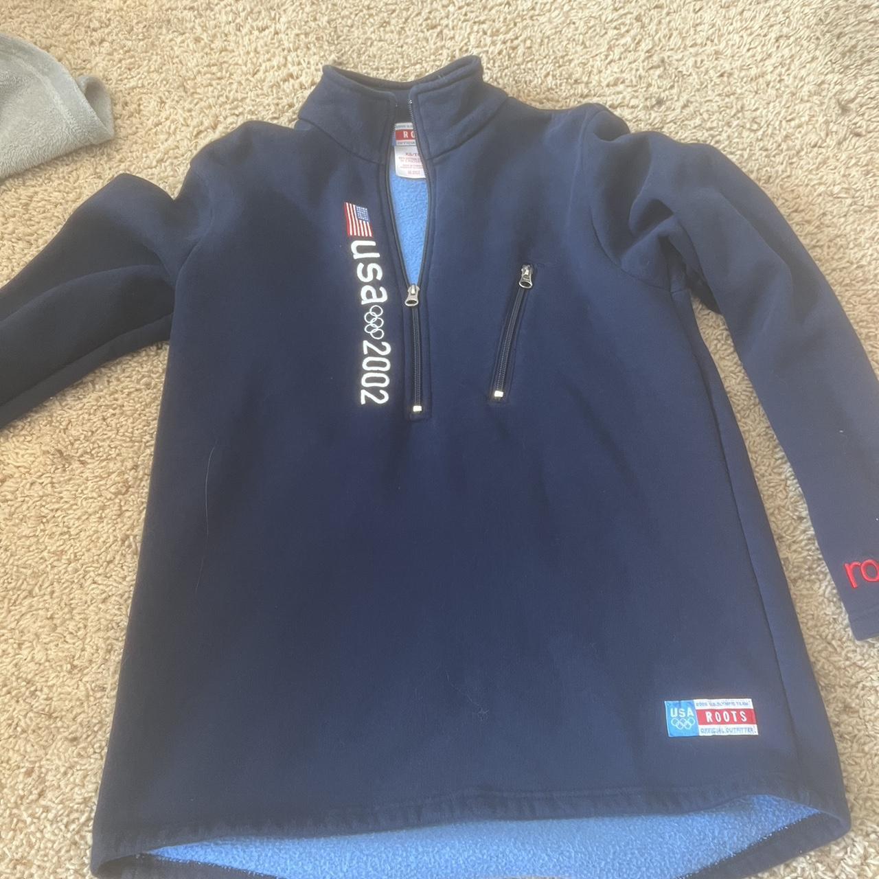 Vintage authentic 2002 Olympic roots sweatshirt - Depop