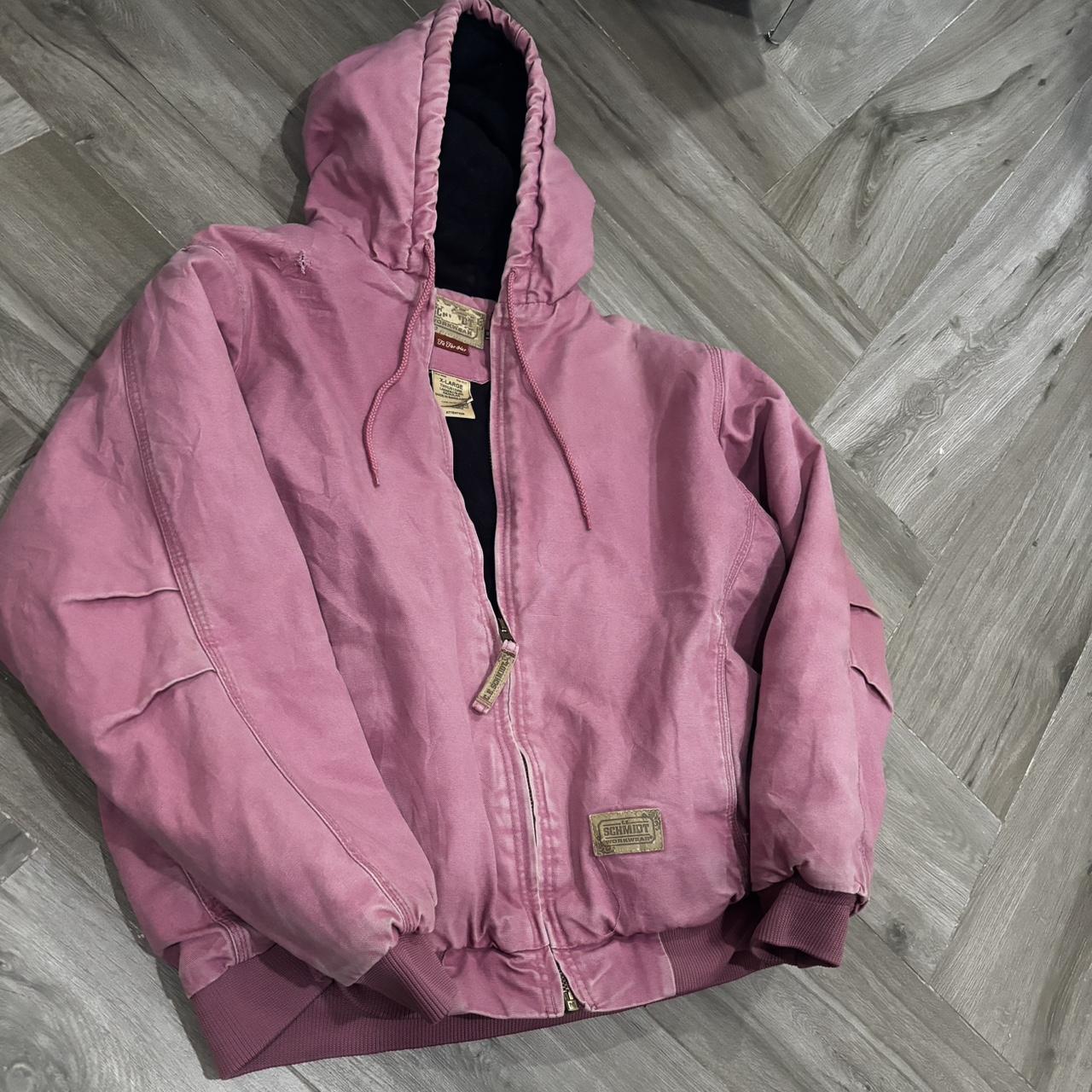 Super Clean Pink Schmidt Workwear Jacket Beautiful... | Depop
