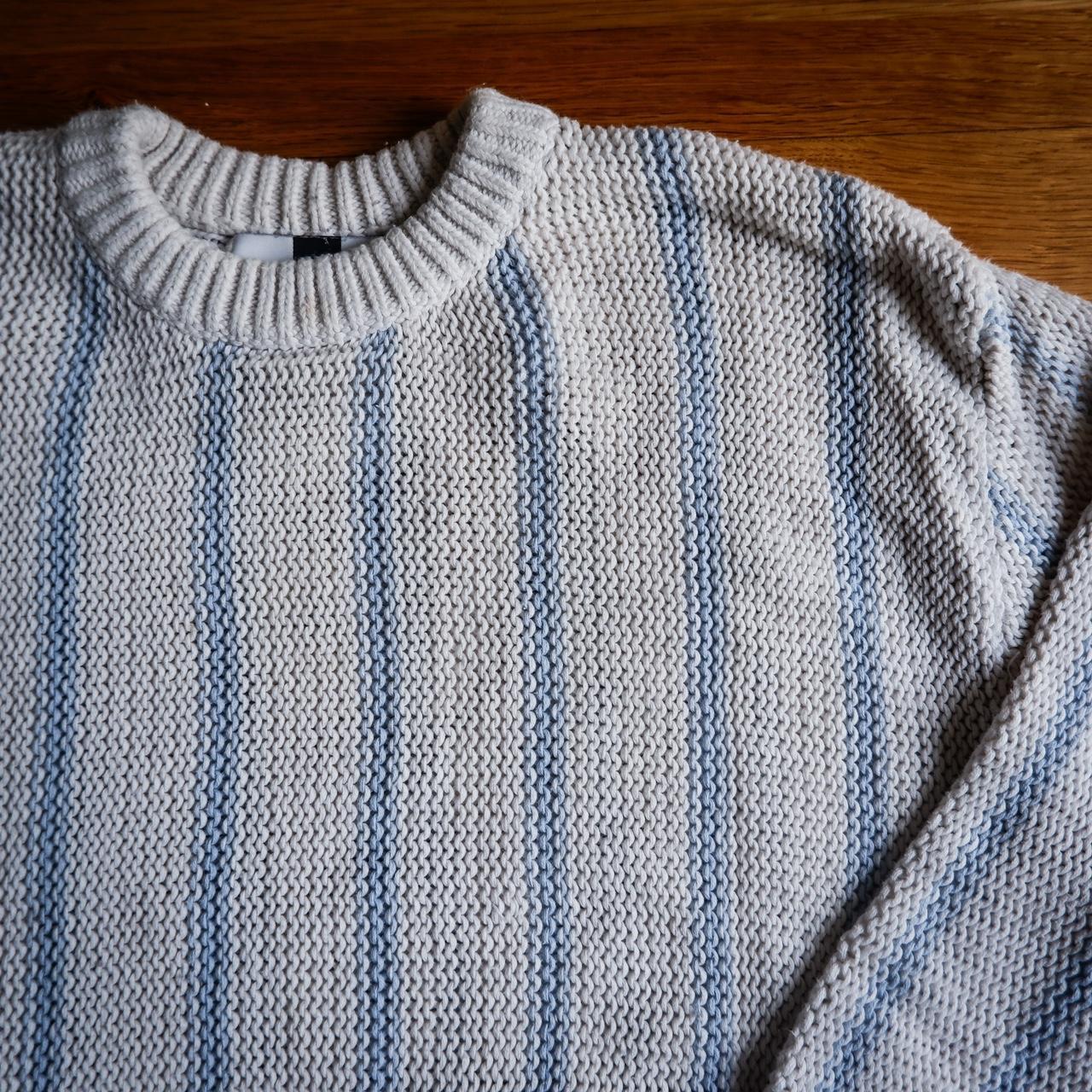 Topman Vertical Stripe Jumper S - Depop