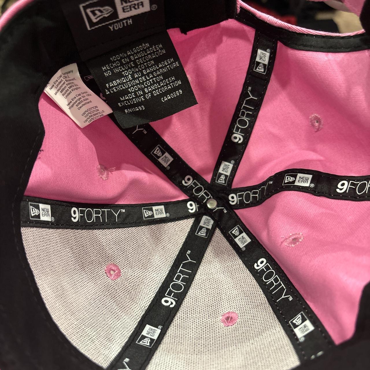 Pink new era NY Yankees cap for YOUTH - Depop