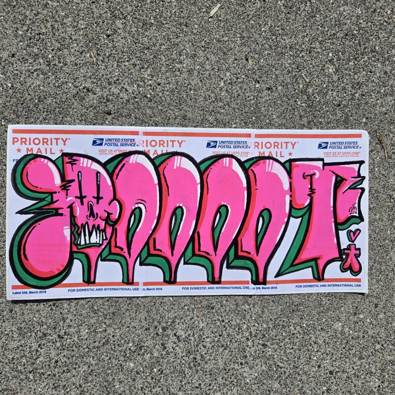 PRIORITY MAIL STICKERS and other handmade stickers... | Depop