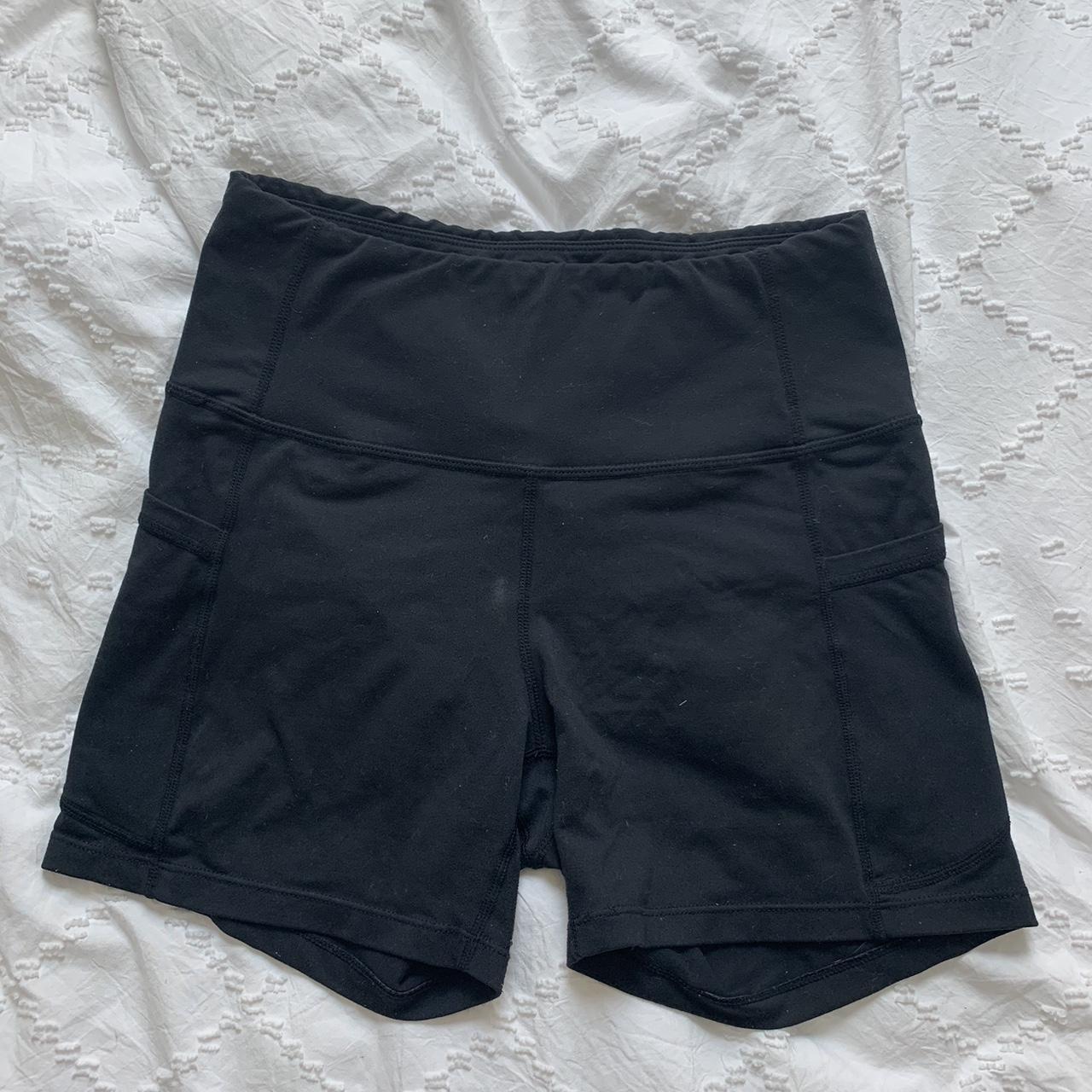 Aerie Women's Black Shorts | Depop