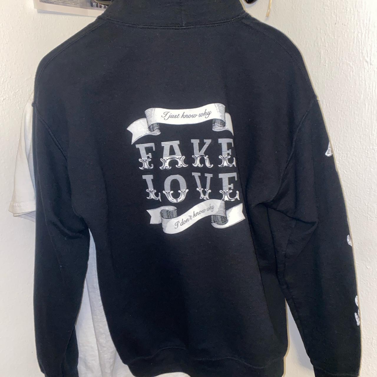 Bts fake love official merch hoodie Free shipping... - Depop