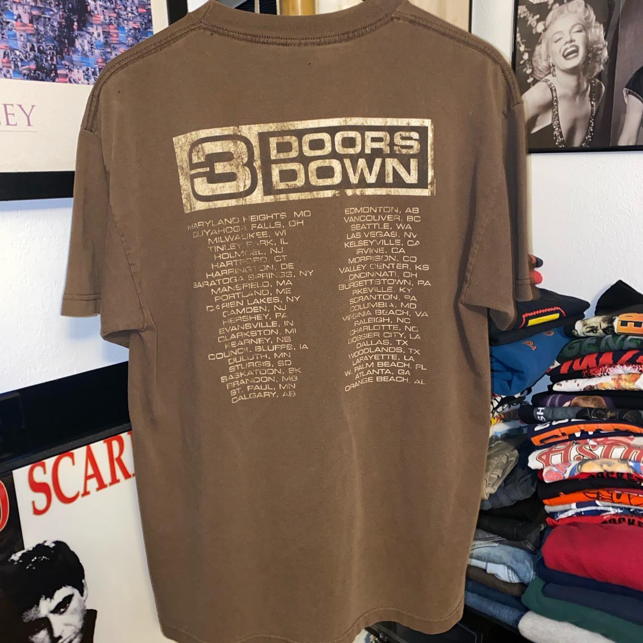 Y2K 3 doors down band tour tee Flaws shown small... - Depop