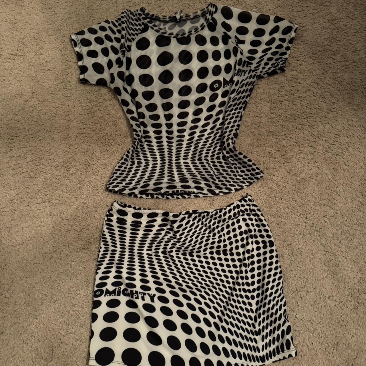 black and white omighty set super cute for... | Depop