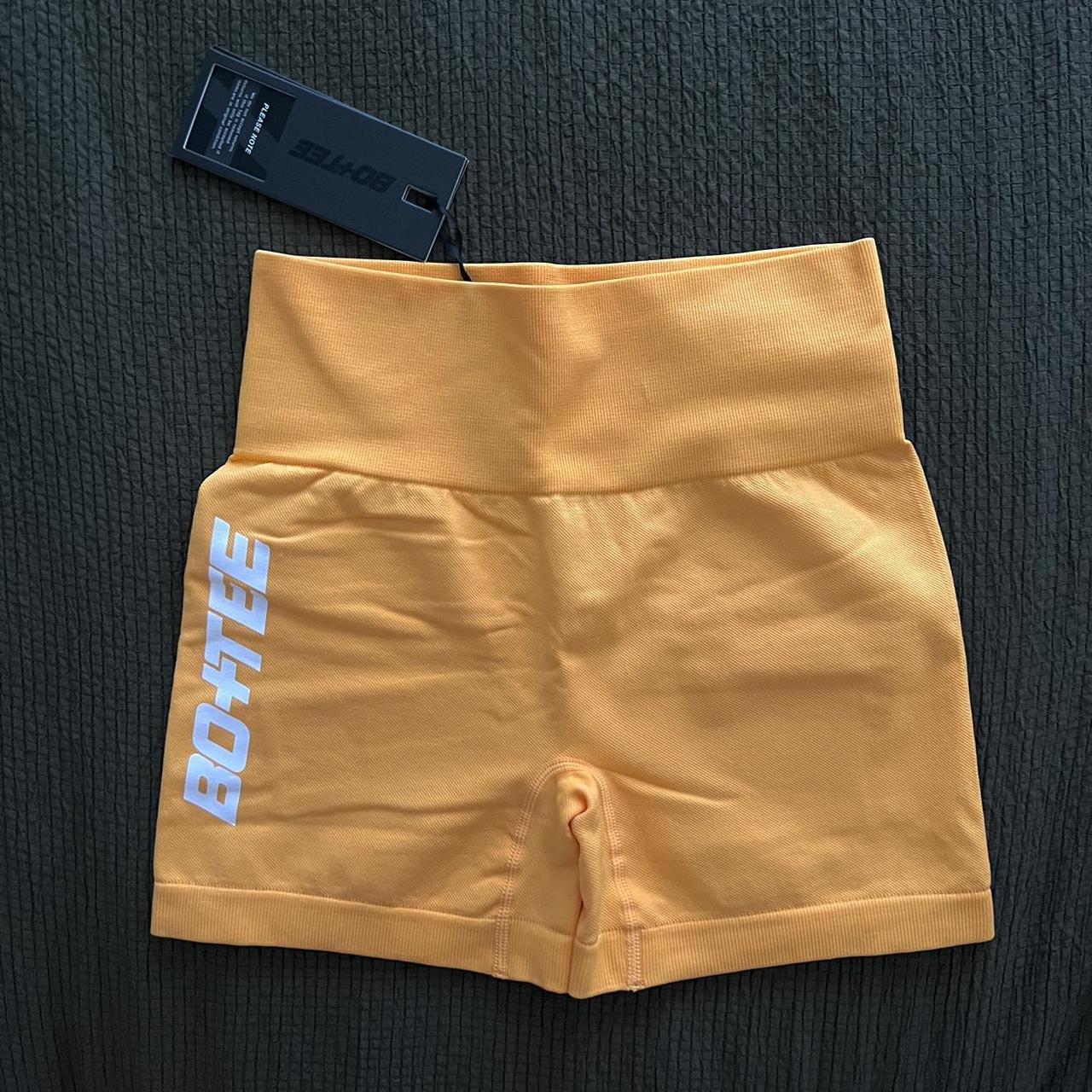 Bo+Tee Women's Orange Shorts | Depop