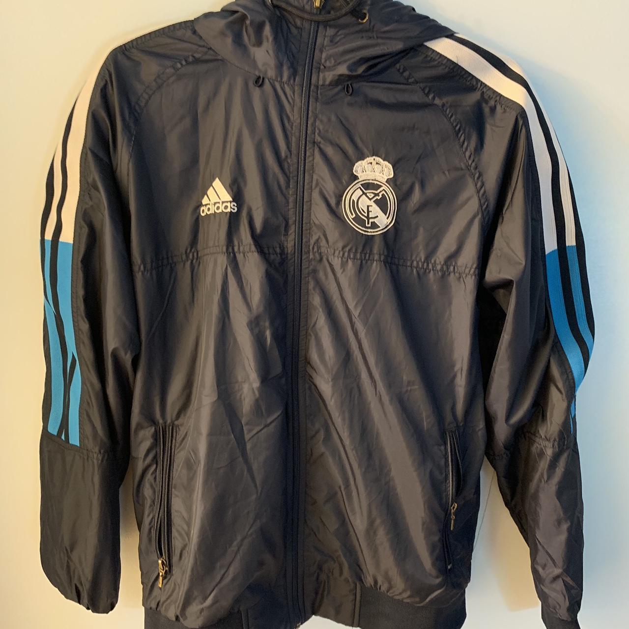 Real Madrid medium adidas windbreaker #soccer... - Depop