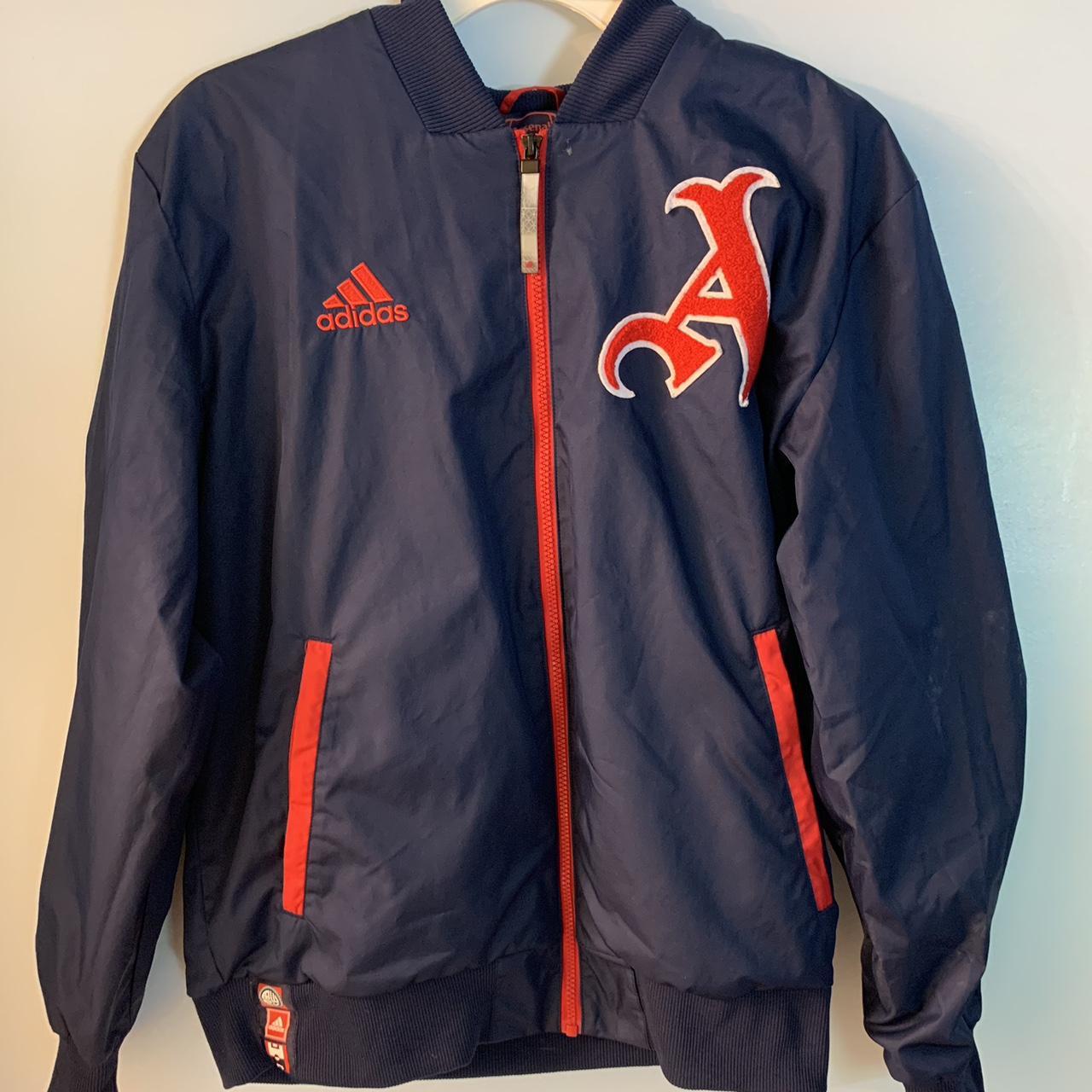 Arsenal adidas bomber jacket #arsenal #blokecore... - Depop