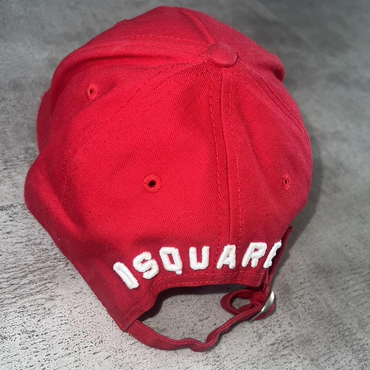 Dsquared 2 Icon cap Red Only worn twice (like new) - Depop