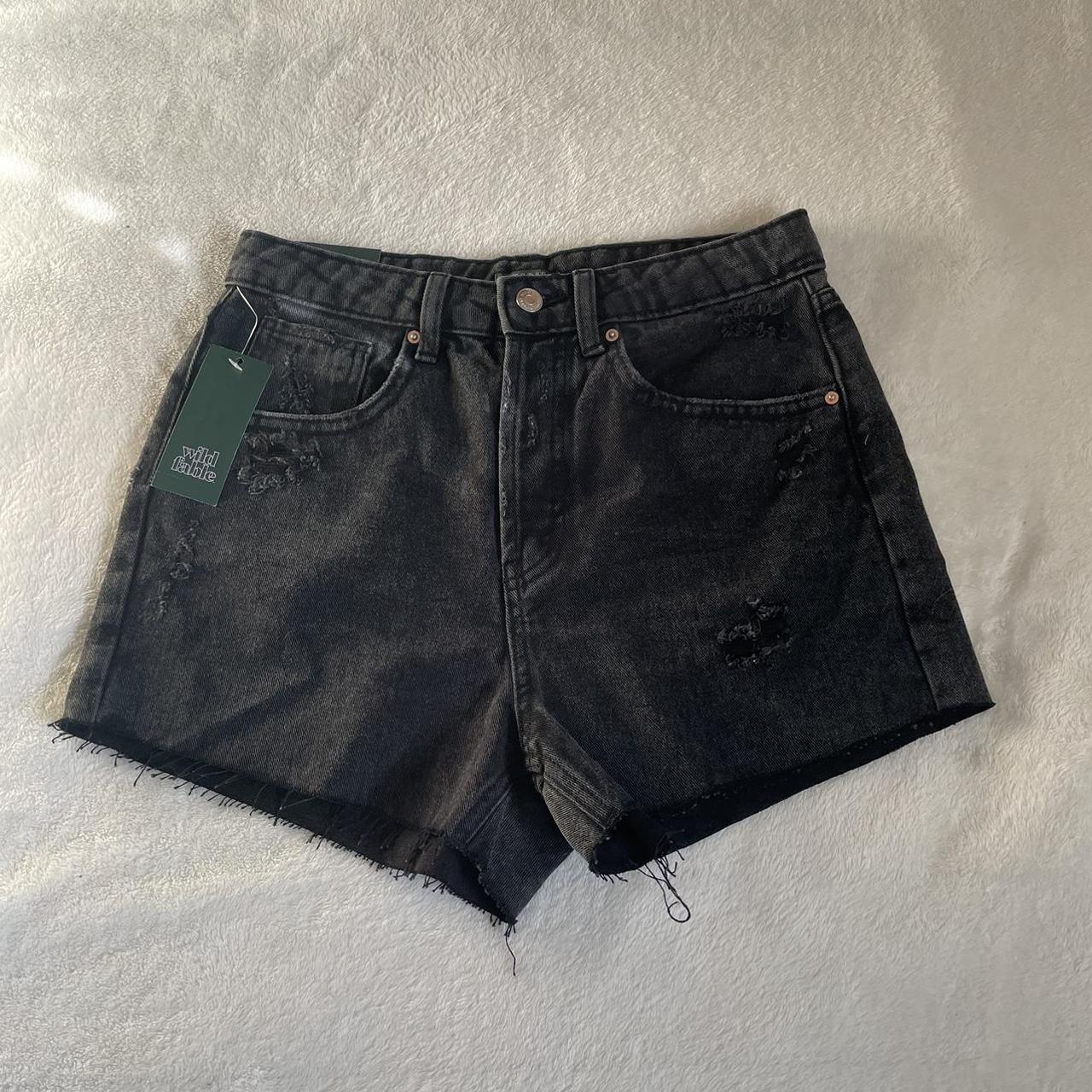 wild fable target black shorts, brand new with tags... - Depop
