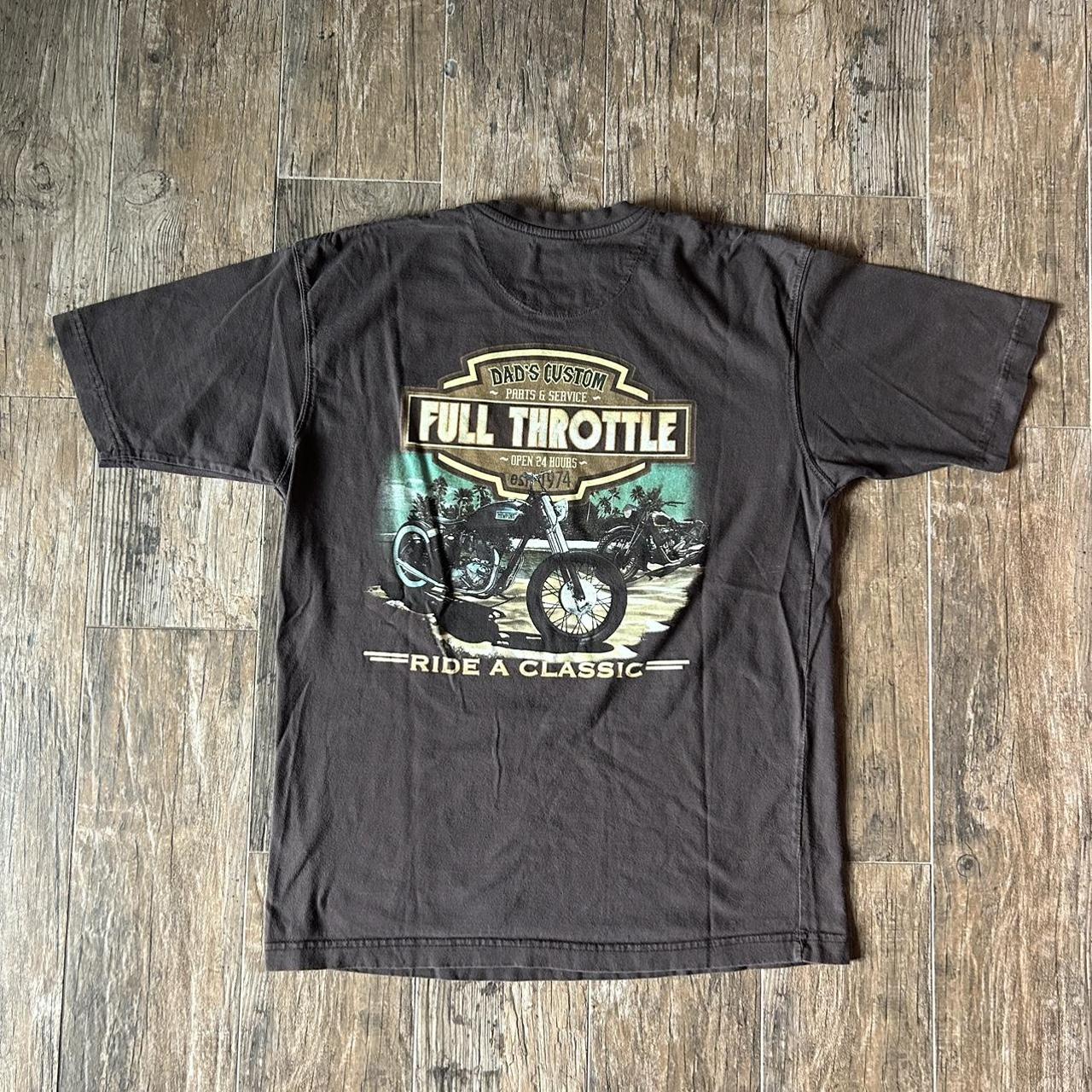 Vintage brown tee Medium Condition 10/10 - Depop