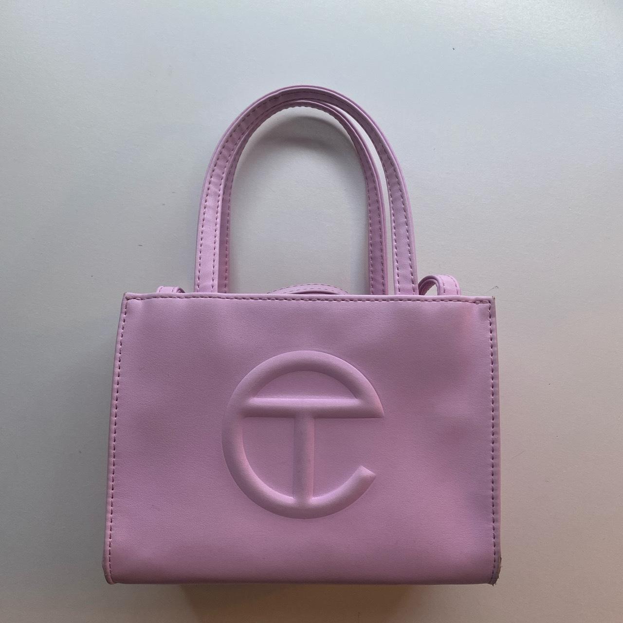 small telfar bubblegum pink tote bag🩷 signs of wear... - Depop