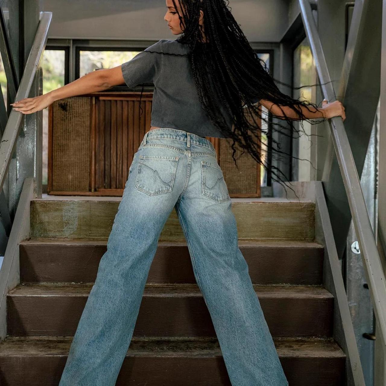 Revice Tlc/ Ocean Ave low waisted jeans barely worn... | Depop