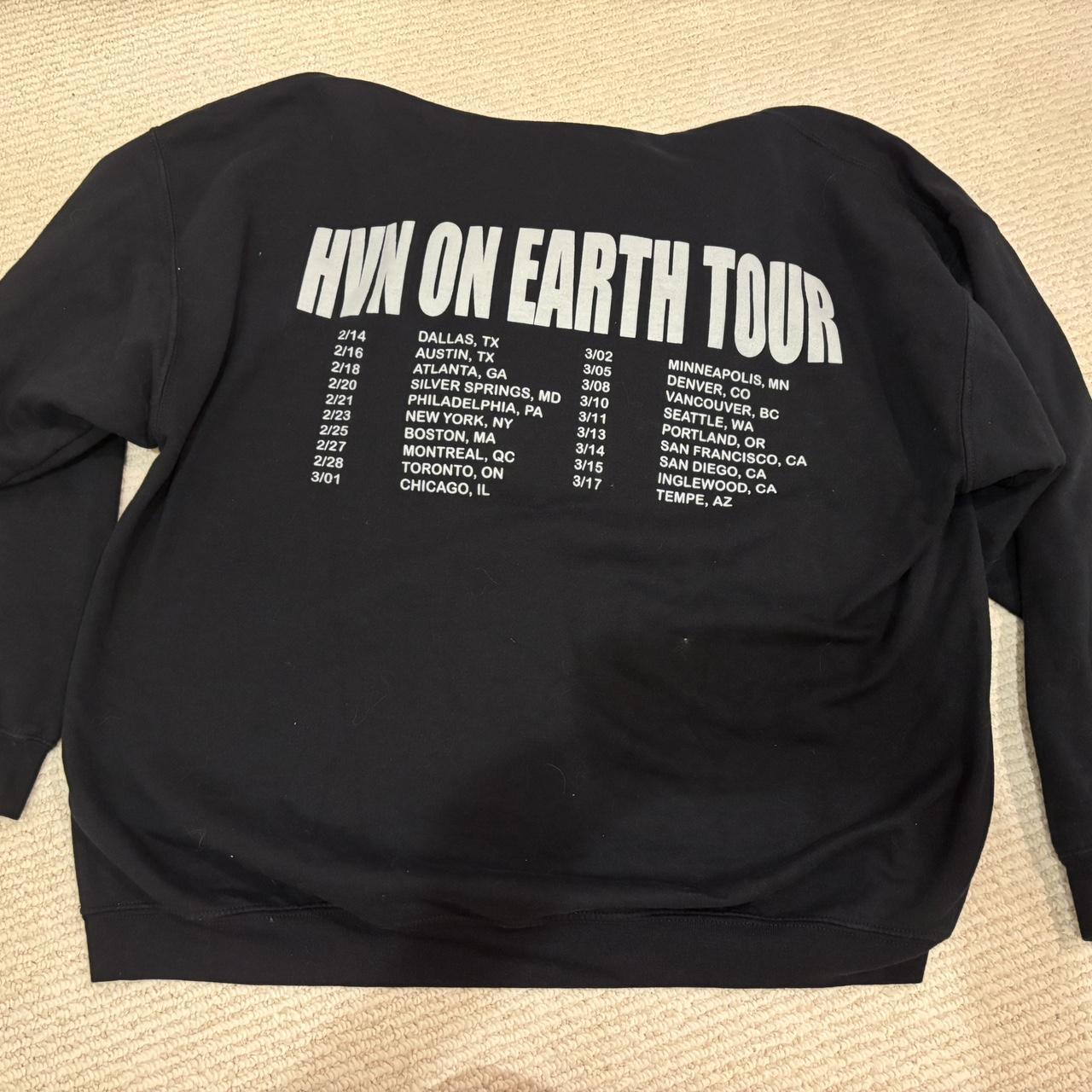 super cool XL Lil Tecca HVN on earth tour hoodie... | Depop