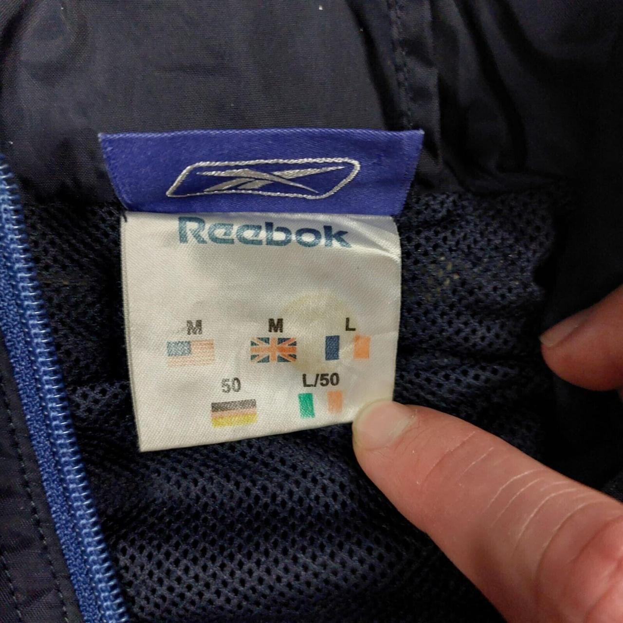 Reebok Classic Vintage Sz M Track Windbreaker Jacket... - Depop