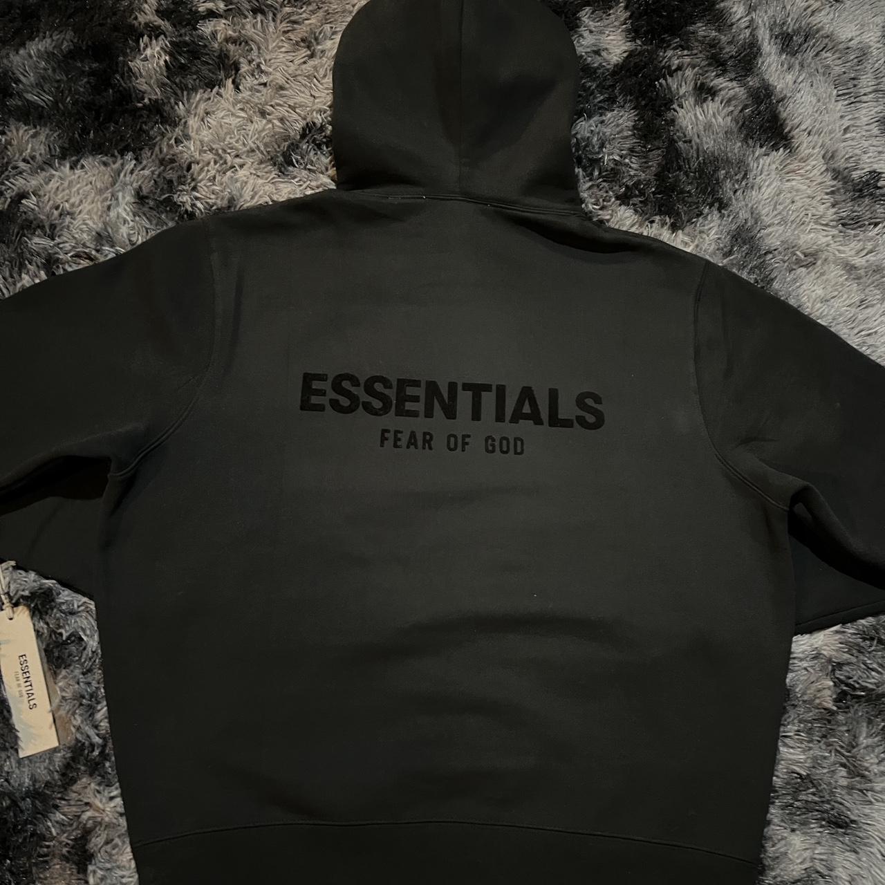 Black Essentials hoodie #hoodie - Depop