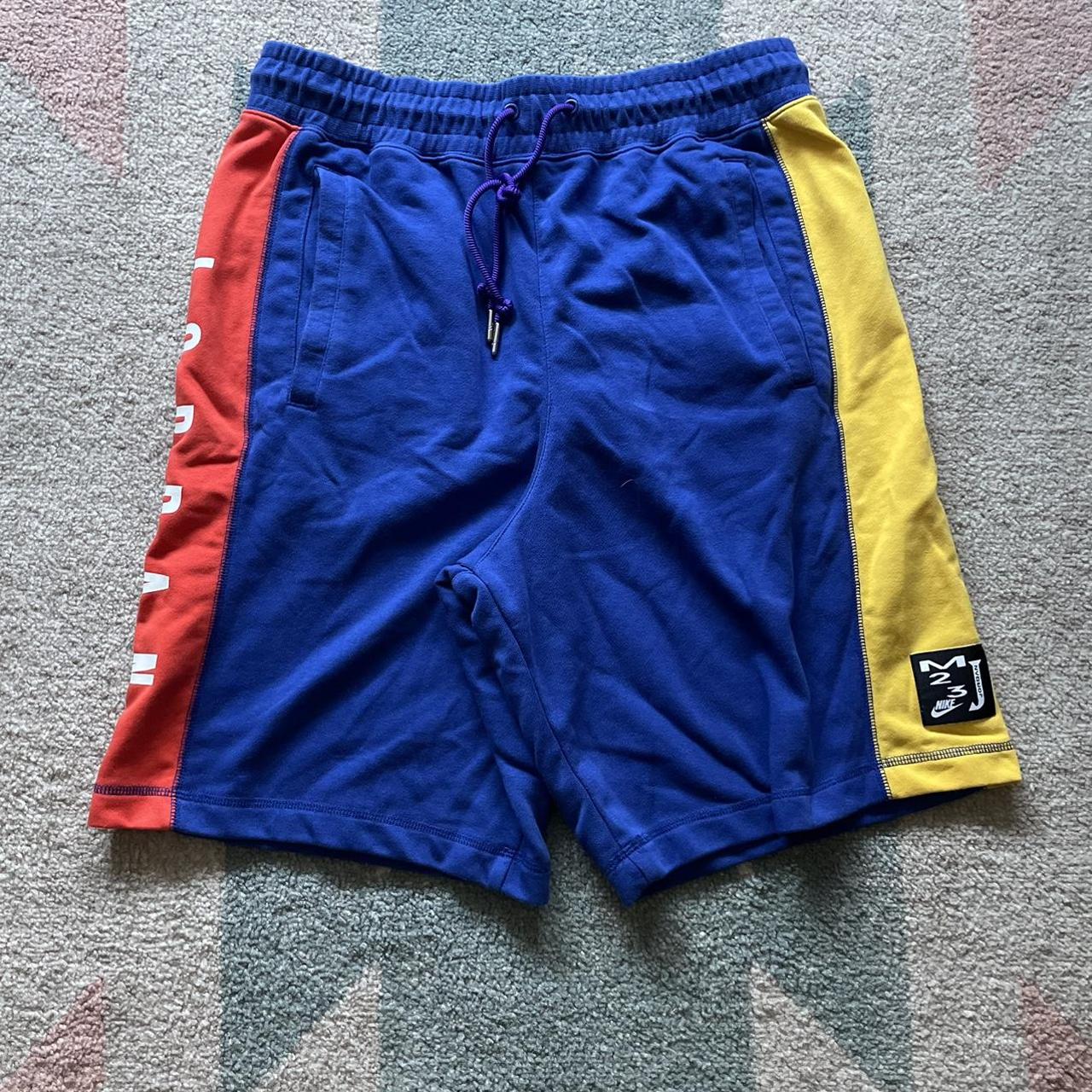 Retro air Jordan color block shorts - Depop