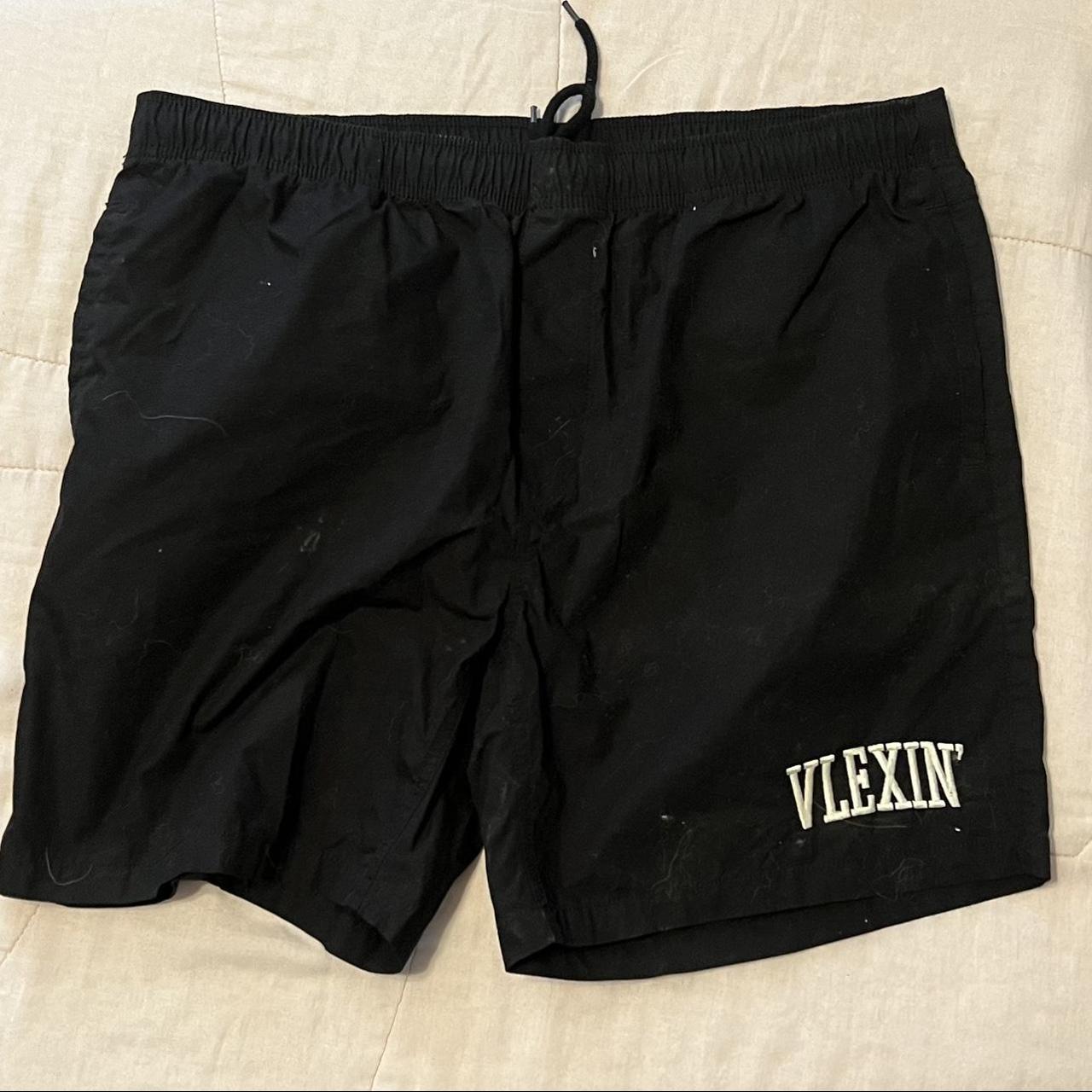 Black vlexin swim shorts - Depop