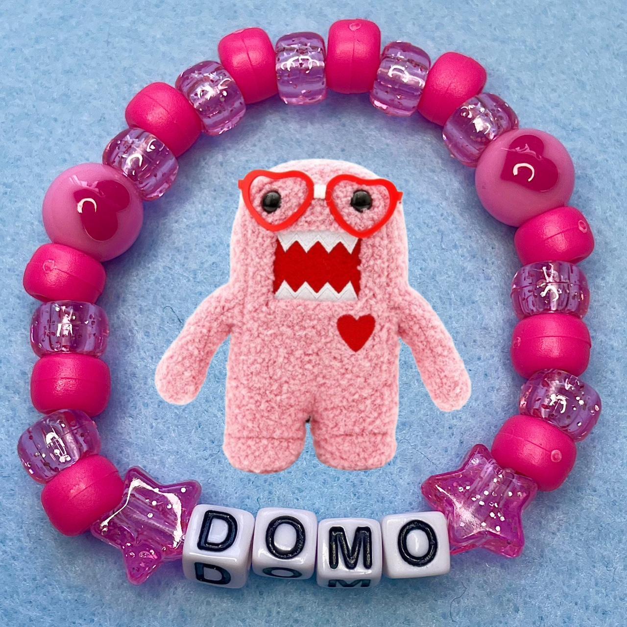 Pink Domo Kandi Bracelet - handmade by me! - please... - Depop