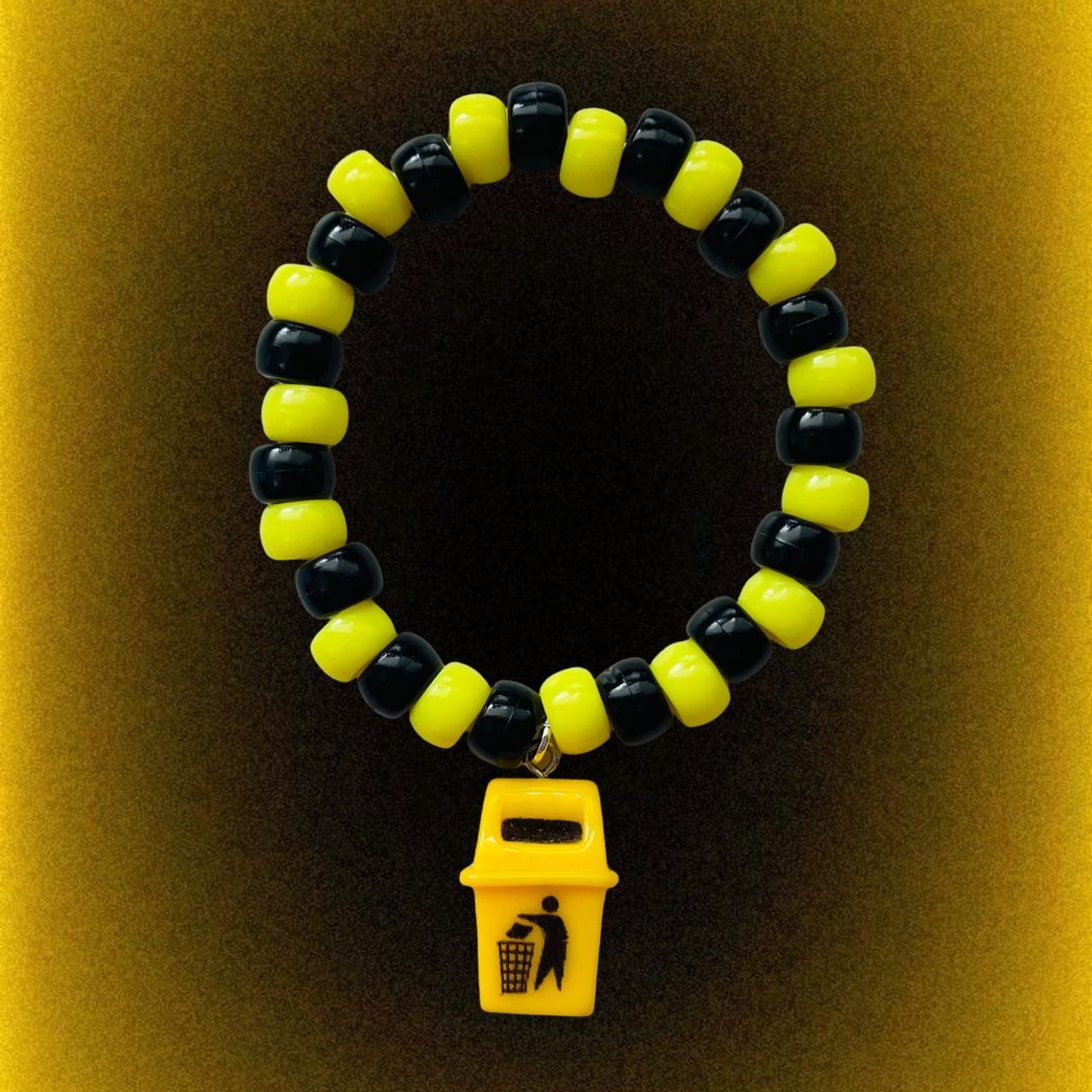 Trash Can Kandi Bracelet ⋆ ★ handmade by me using... | Depop