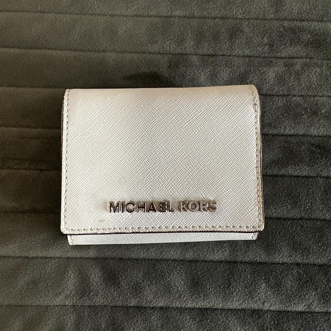 michael kors foldable wallet - has a coin pouch -... - Depop