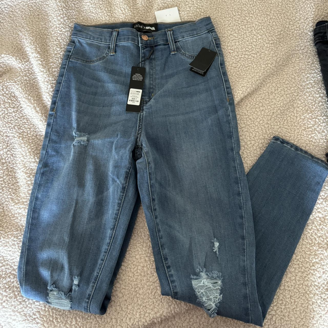 Fashion nova skinny ripped jeans - Depop
