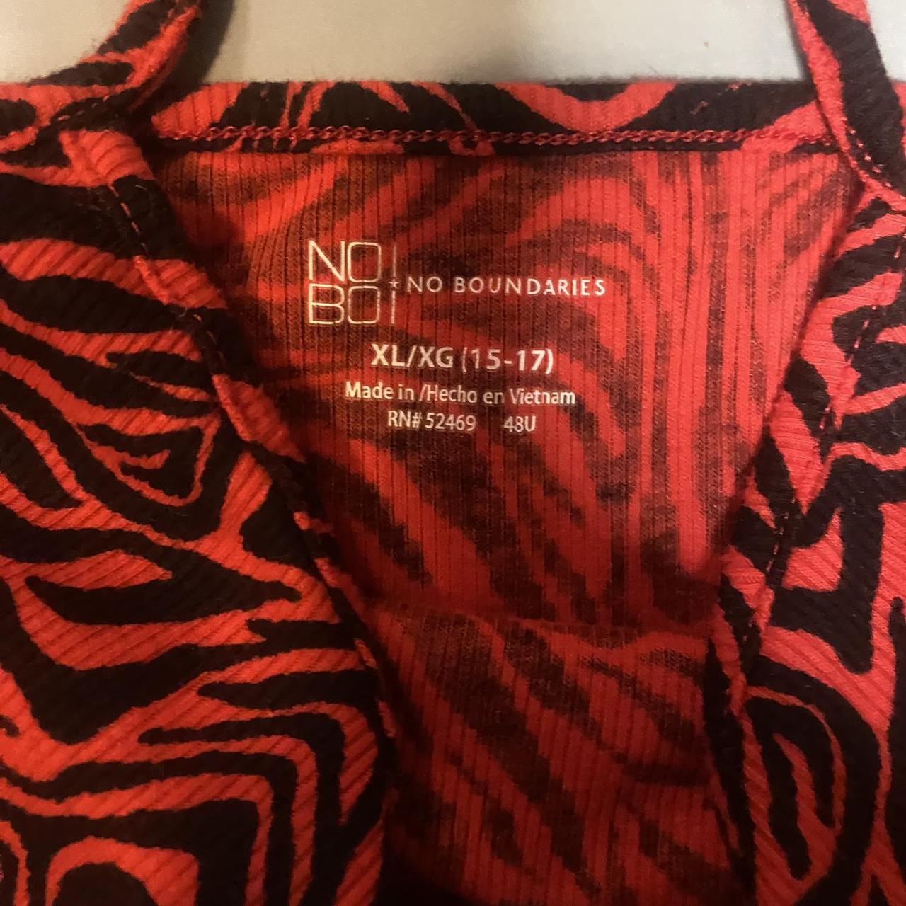 red & black zebra print cami Brand:boho Size:... - Depop