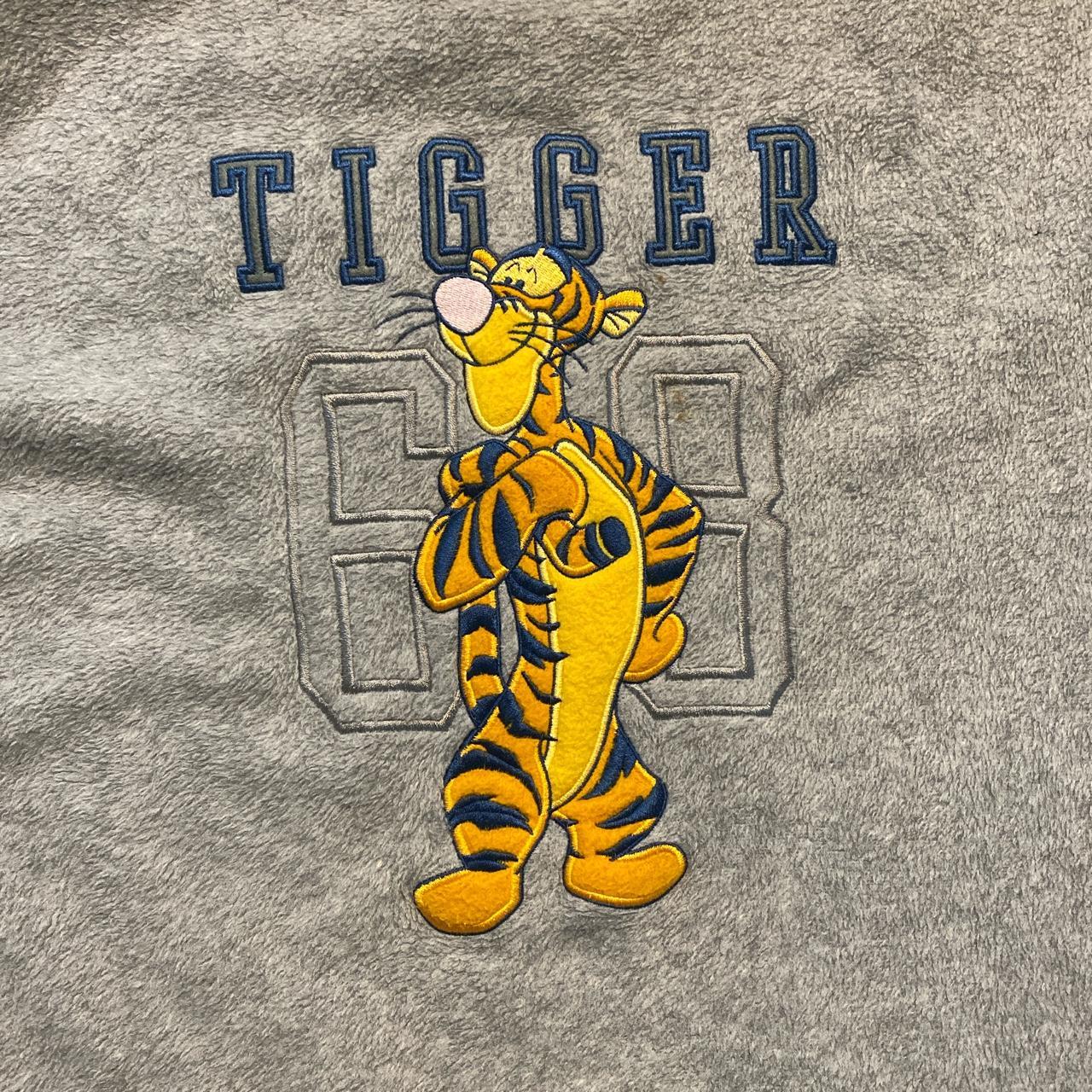Disney Tigger pullover fleece sweater #disney - Depop