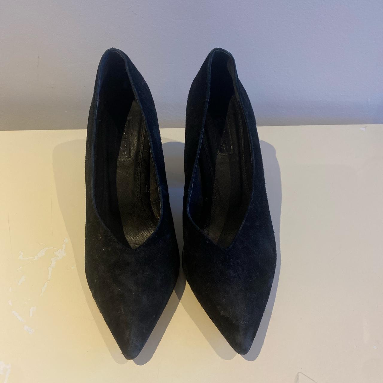 Topshop black high heels Squad - Depop