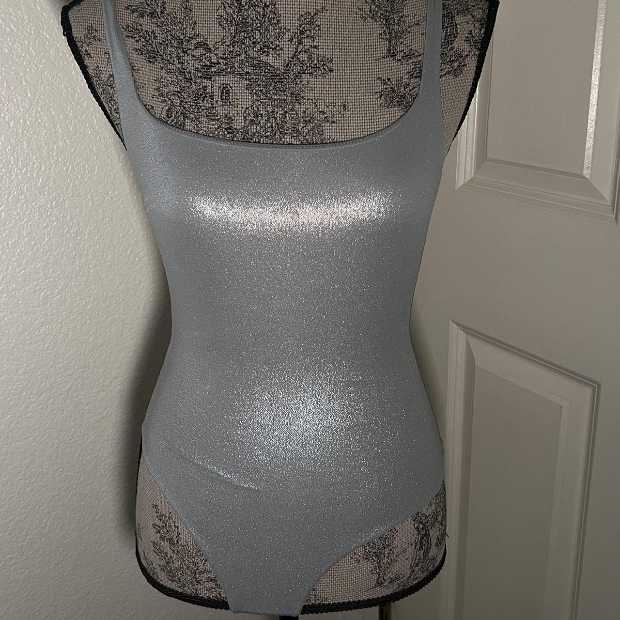 Silver Skims Body Suit Only Worn Once! Super... - Depop